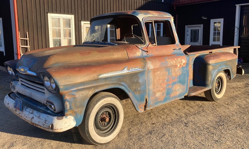 Bilar Säljes | Chevrolet 3200 Apache Stepside 1958